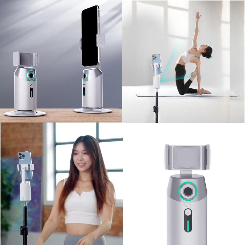 Porodo 360° Rotation AI Face Tracking with Remote Control – Xpressouq