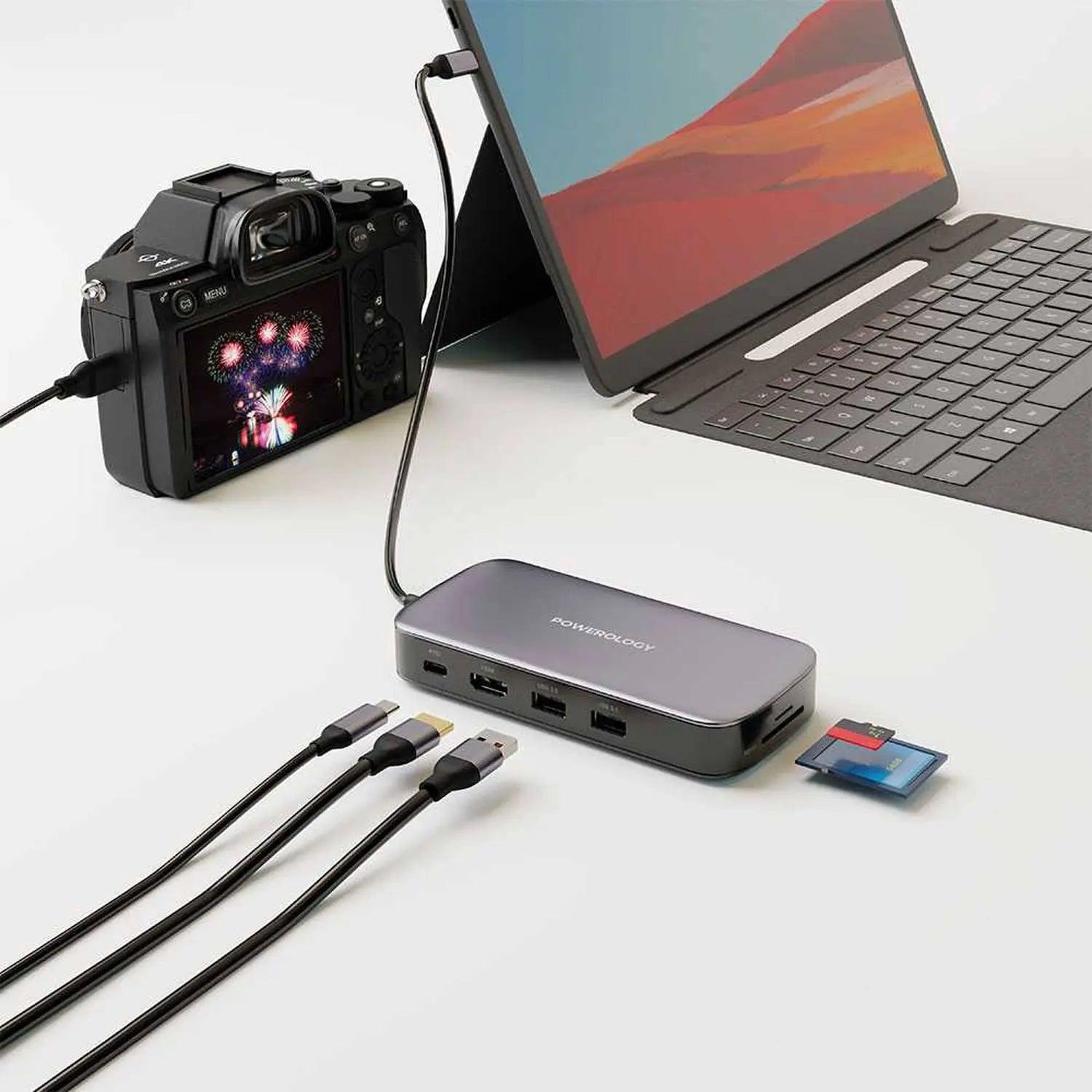 Powerology 512GB USB-C Hub SSD Drive Storage – Xpressouq